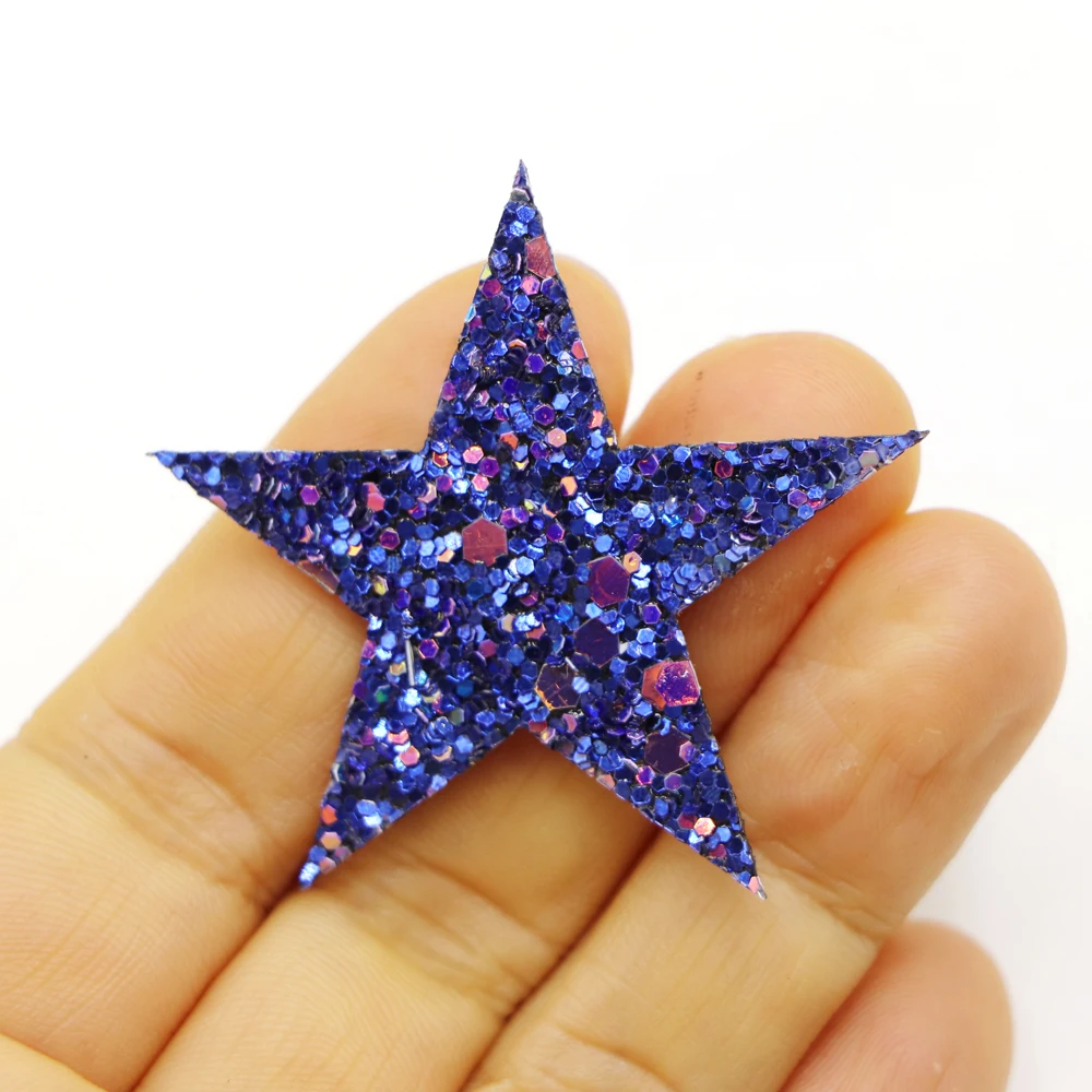 Blue Glitter Star