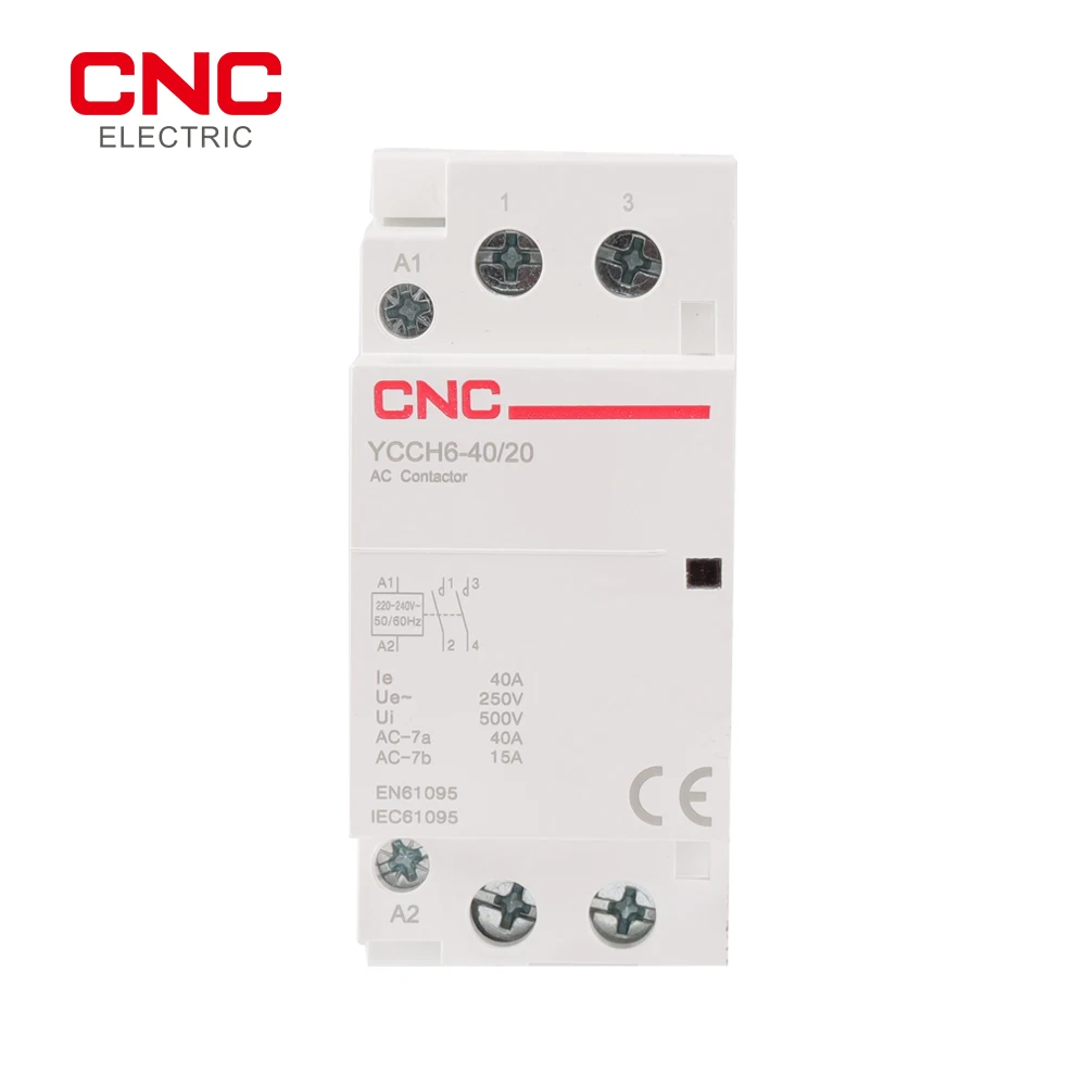 Contactor-Modular-de-riel-Din-para-el-hogar-contactor-Modular-2NO-2NC-o ...