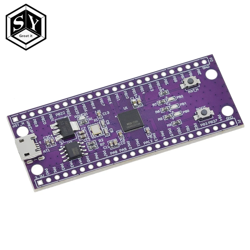 W806 Microcontroller 240mhz 5-8bit Stm32 Development Board Ch340 Iot Mcu Chip Cdk Development ...