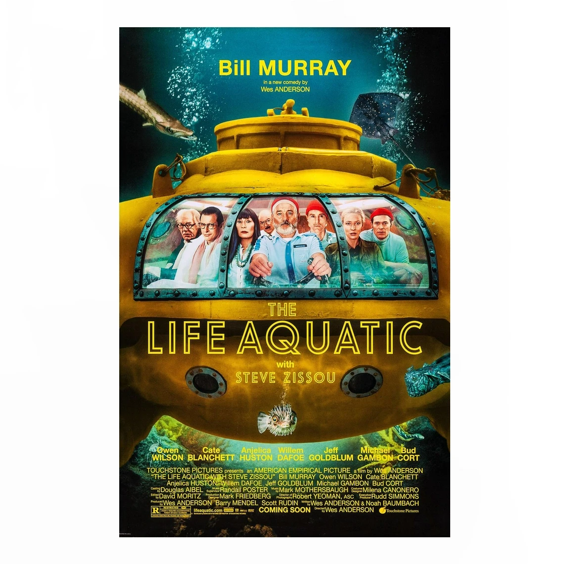 The Life Aquatic With Steve Zissou Movie Poster 2004