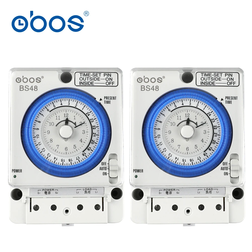 240v Power Outages Memory Mechanical Timer 24 Hours Lighting Timer With ...