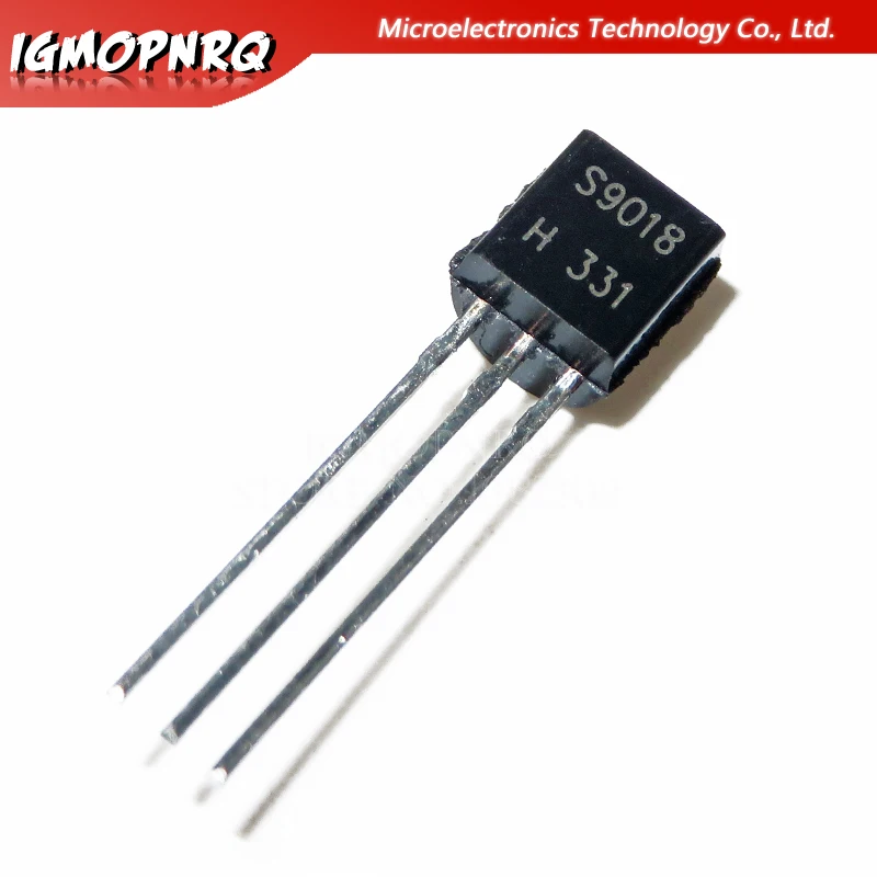 100-pz-S9018-SS9018-9018-transistor-bipolari-RF-NPN-30V-50mA-TO-92 ...