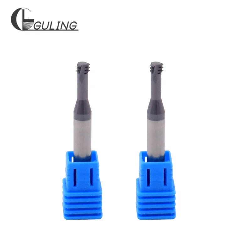 CNC 60 Degree Three Row Tungsten Steel Thread Milling Cutter M1 M1.2 M1 ...