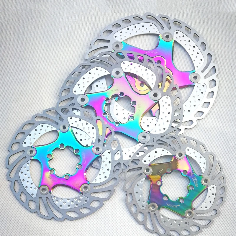 Bicycle Colorful Disc Brake Cooling Floating Rotor Stainless Steel 140 ...
