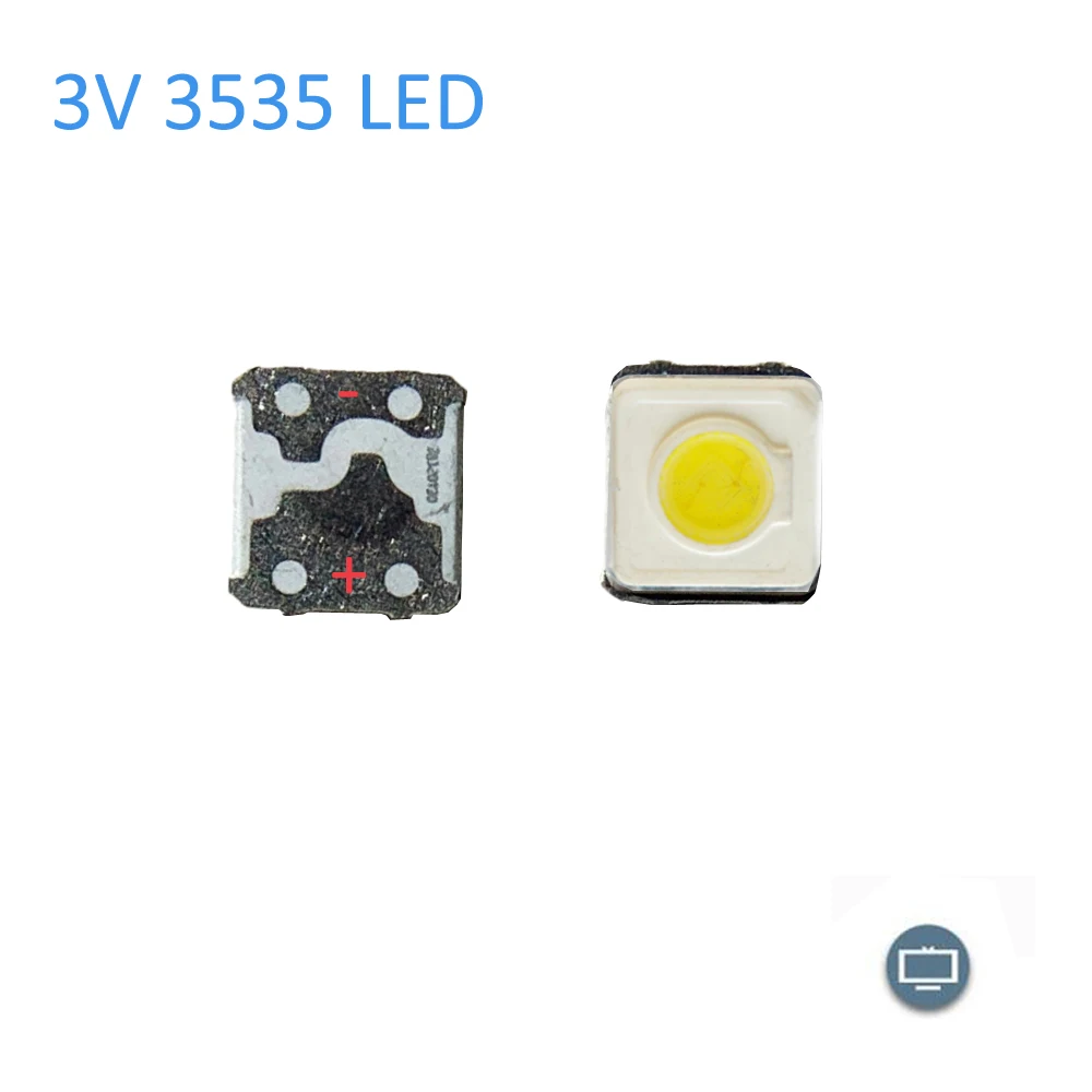 100PCS-200PCS-LED-TV-Backlight-SMD-1W-3535-3537-Cool-White-3V-300ma-For ...