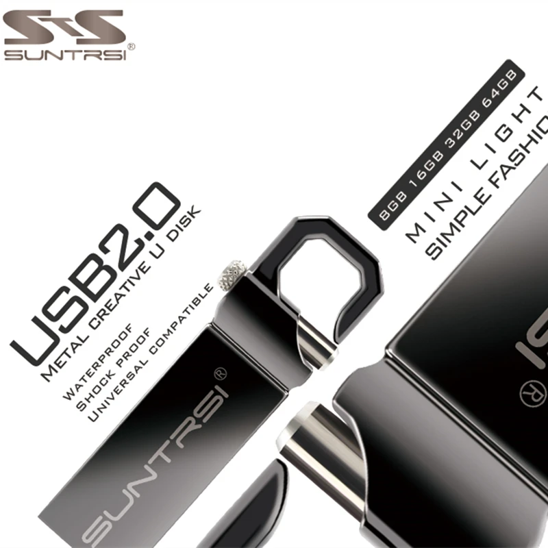 Suntrsi Pen drive 64G USB 2.0 Flash Drive 32gb pendrive16g 8G 128G ...