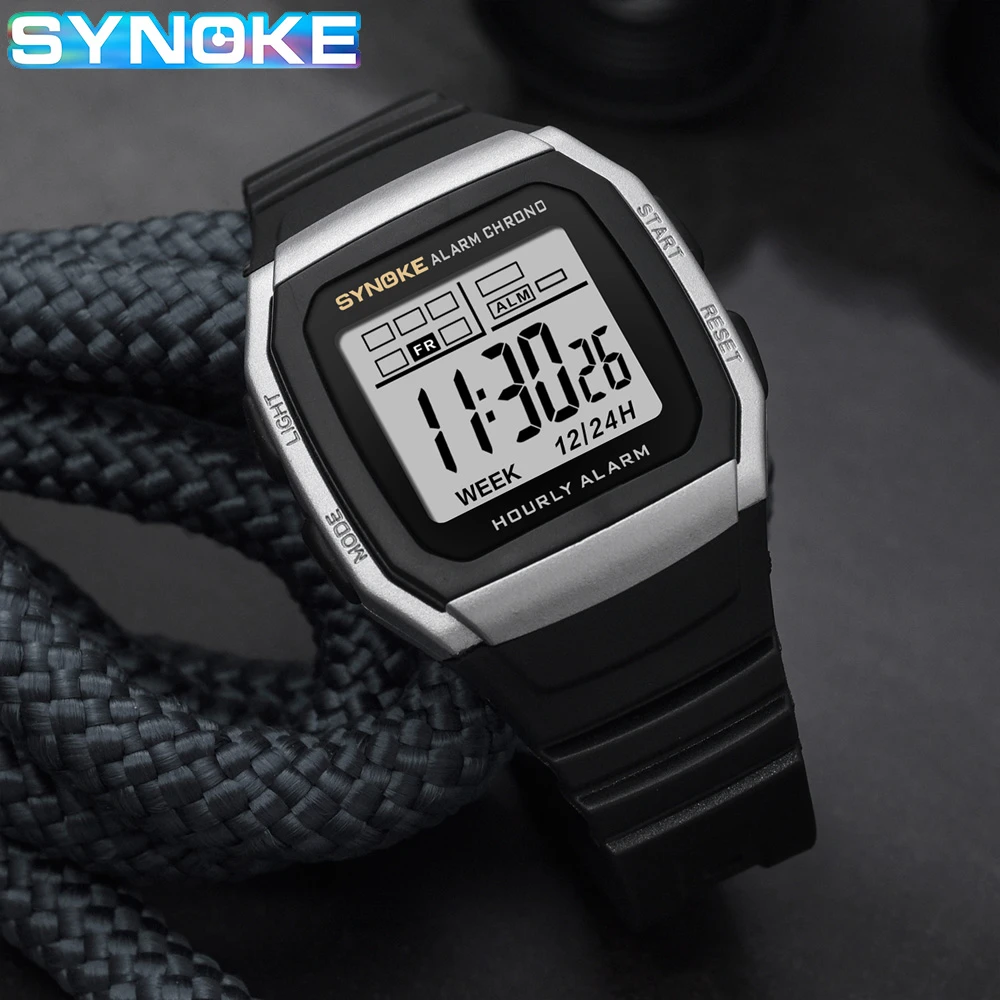 Synoke Men's Watches Sports Watch Wrist Men Multi Function Waterproof ...