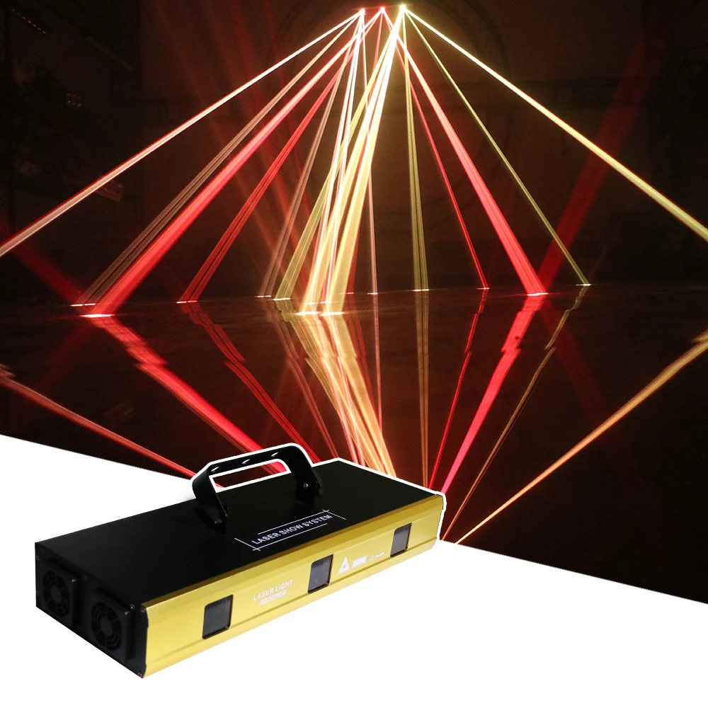Newest-3W-RGB-3-Head-Animation-Laser-Projector-DMX512-Patterns-Stage ...