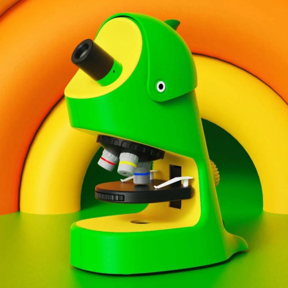 2021 New Kid's Microscope DINOXSCOPE, cute design for kids, student ...