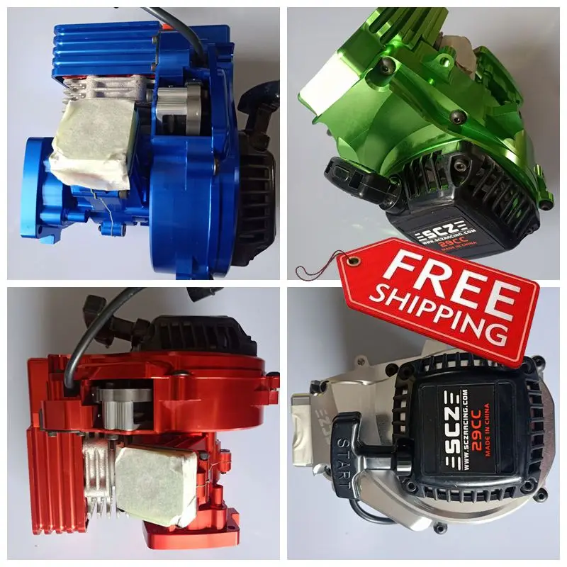 Upgrade Alloy SCZ-E290 29CC 9HP Reed Engine for 1/5 Scale Car Baja HPI ...