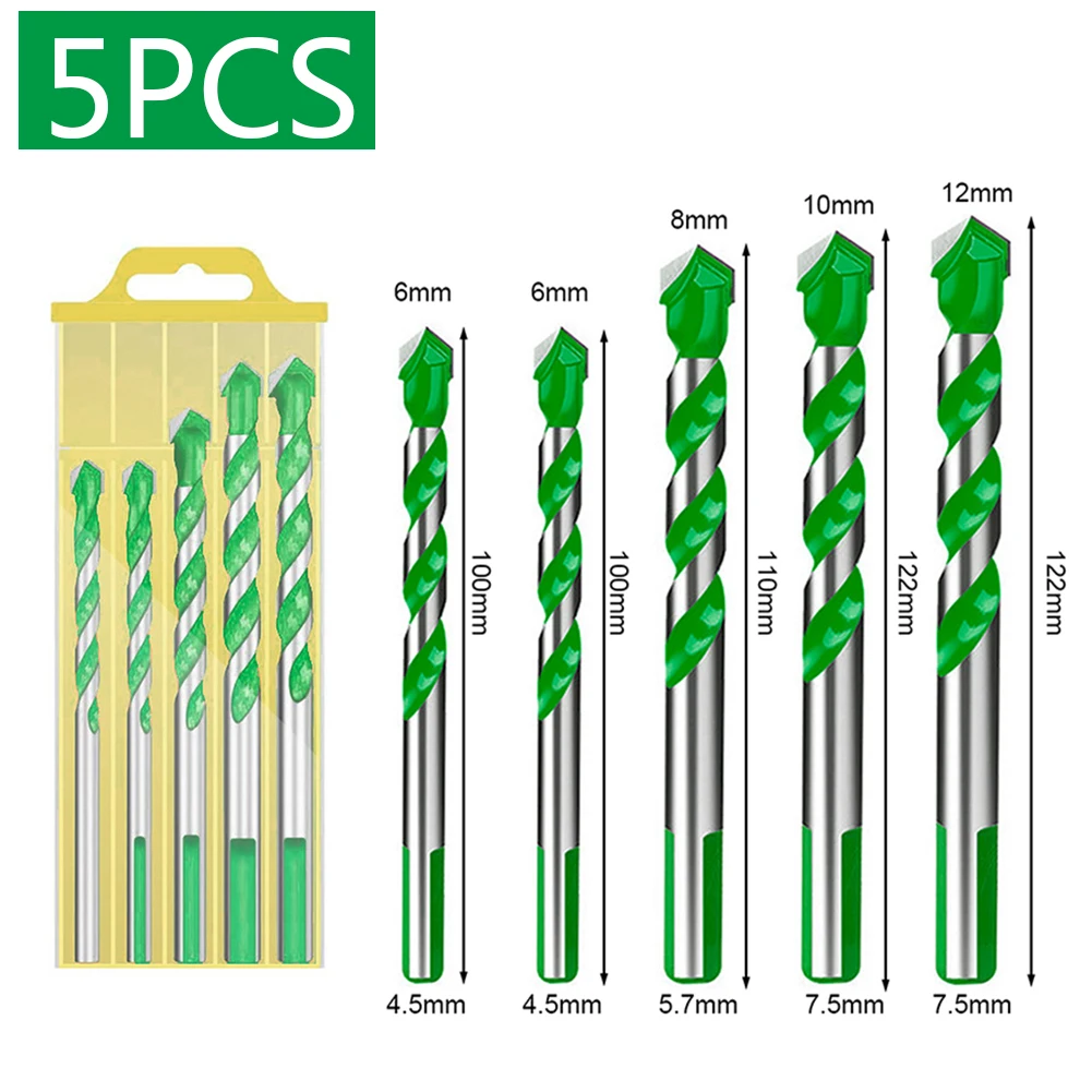 6-8-10-12mm-Multi-functional-Glass-Drill-Bit-Triangle-Bits-Ceramic-Tile ...