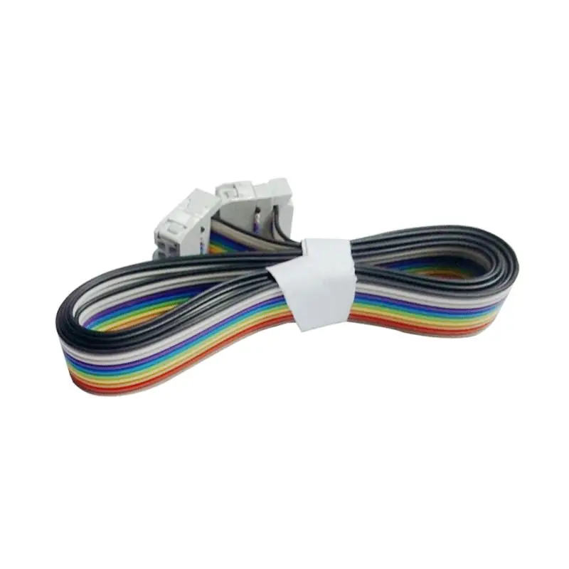 Jumper wire FC-10P 10Pin For JTAG AVR ISP DC3 IDC Socket Extension Flat ...