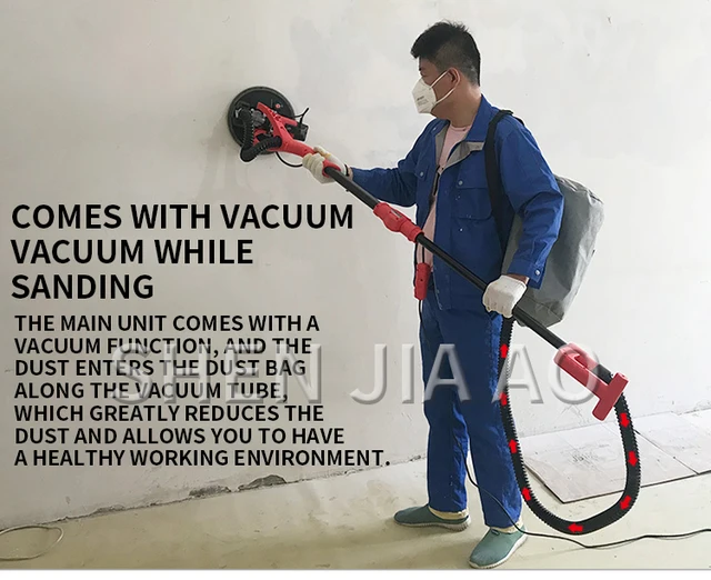Long Wall Sanding Machine Putty Machine Vacuum Wall Sanding