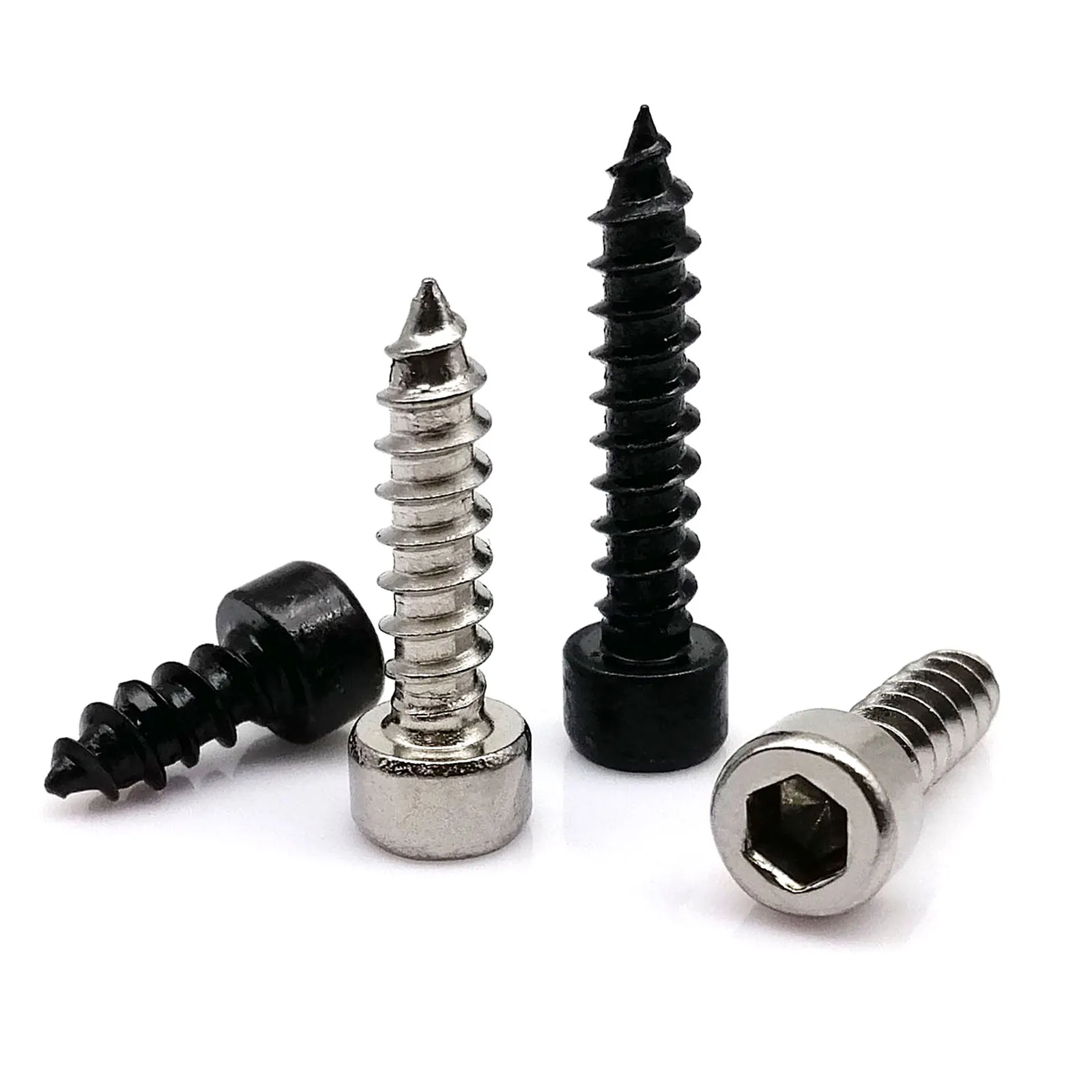 Round Head Black Hexagon Socket Screw | Hex Screw Wood Screw Stainless ...