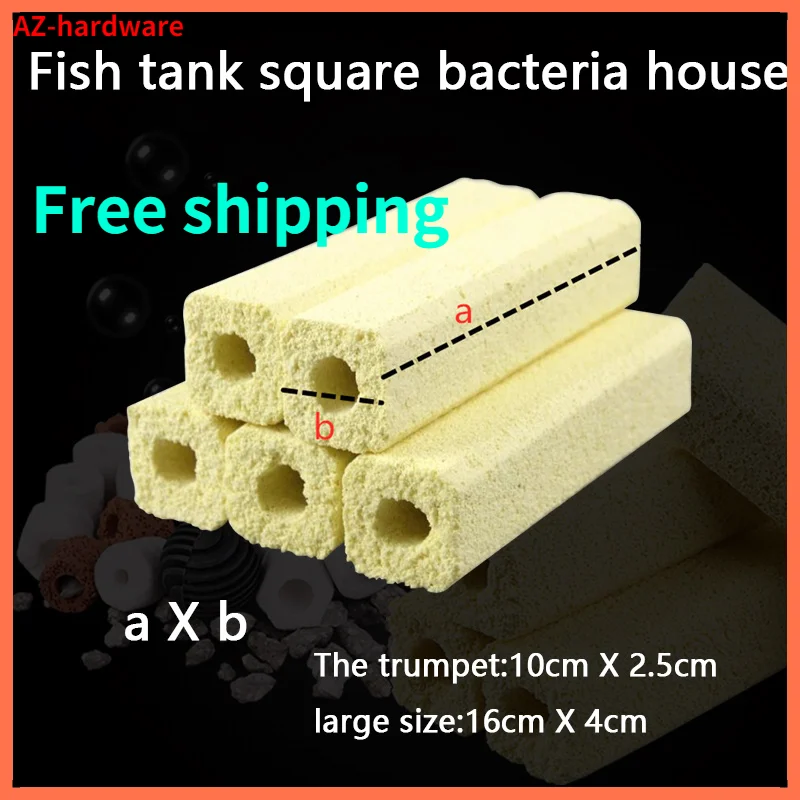 Bio-Filter-Media-Tube-Bacteria-House-Aquarium-Fish-Tank-Koi-Pond-Water ...