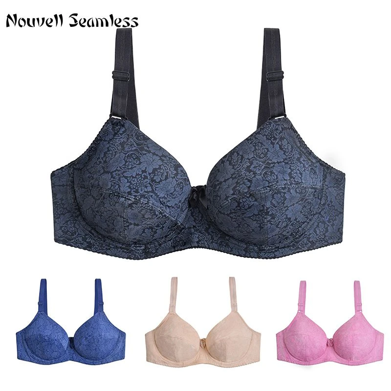 Nouvelle Seamless C D DD E DDD F Large Cup Bralette Ultrathin Polyester ...