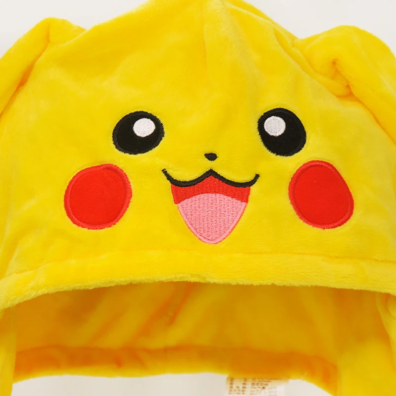 Kawaii Pokemon Pikachu Anime Soft Plush Hat - KawaiiMerch.com