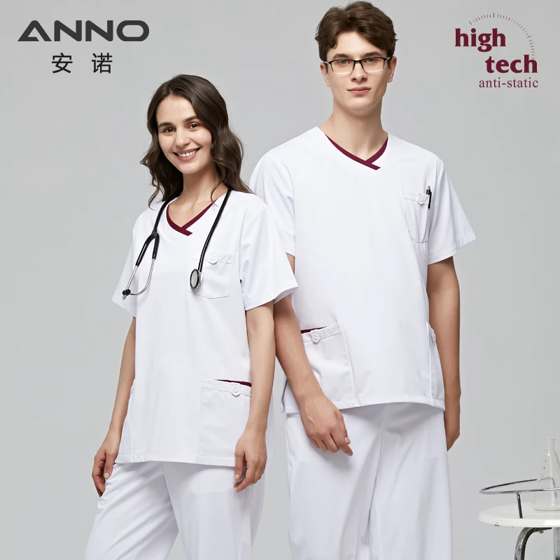 ANNO-Conjunto-de-ropa-m-dica-profesional-antiest-tica-uniformes-de ...