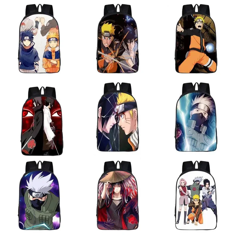 Hot Japan Anime Backpack Bag Black Anime Backpacks Kids Boys Girls ...