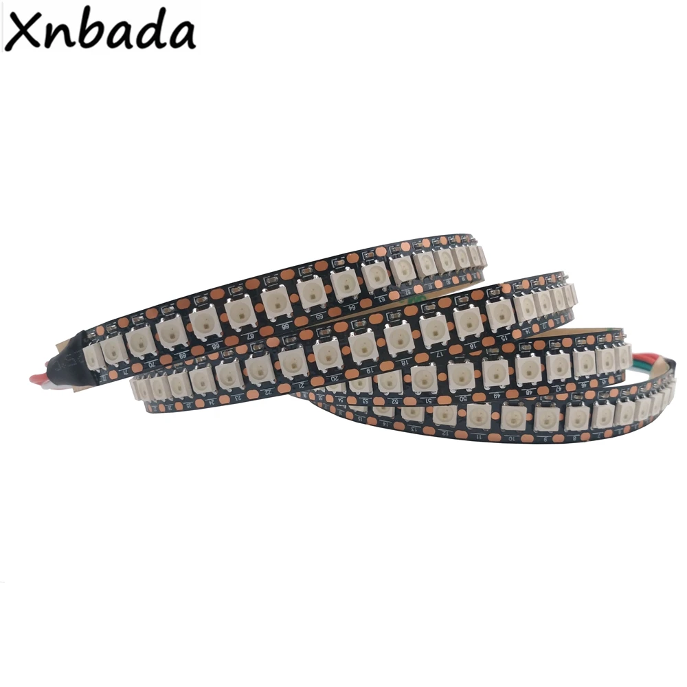 DC12V WS2812B WS2812 RGB Led Strip,Individually Addressable Smart 2812 ...
