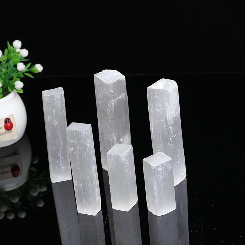 1PC-100-Natural-Gypsum-Selenite-Plaster-Slice-Cuboid-Shape-Crystal-Raw ...