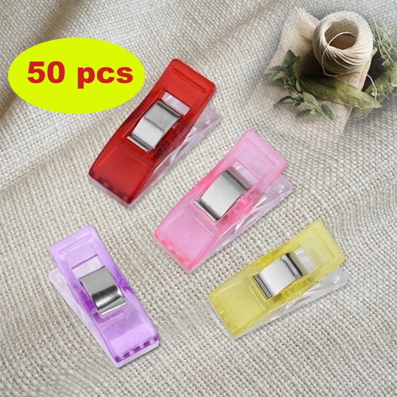 Mini Clips de tela plástica para coser, Clips de retales para ...