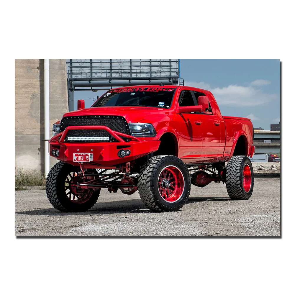 Dodge Ram Trucks Metal Art