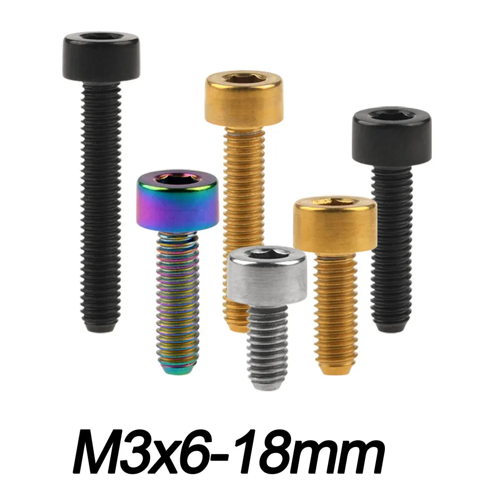 M3 Titanium Screws Bicycles | M3 X 10 Titanium Hex | Titanium Screw M3 ...