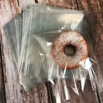 StoBag-bolsa de plástico transparente, parte superior abierta plana ...