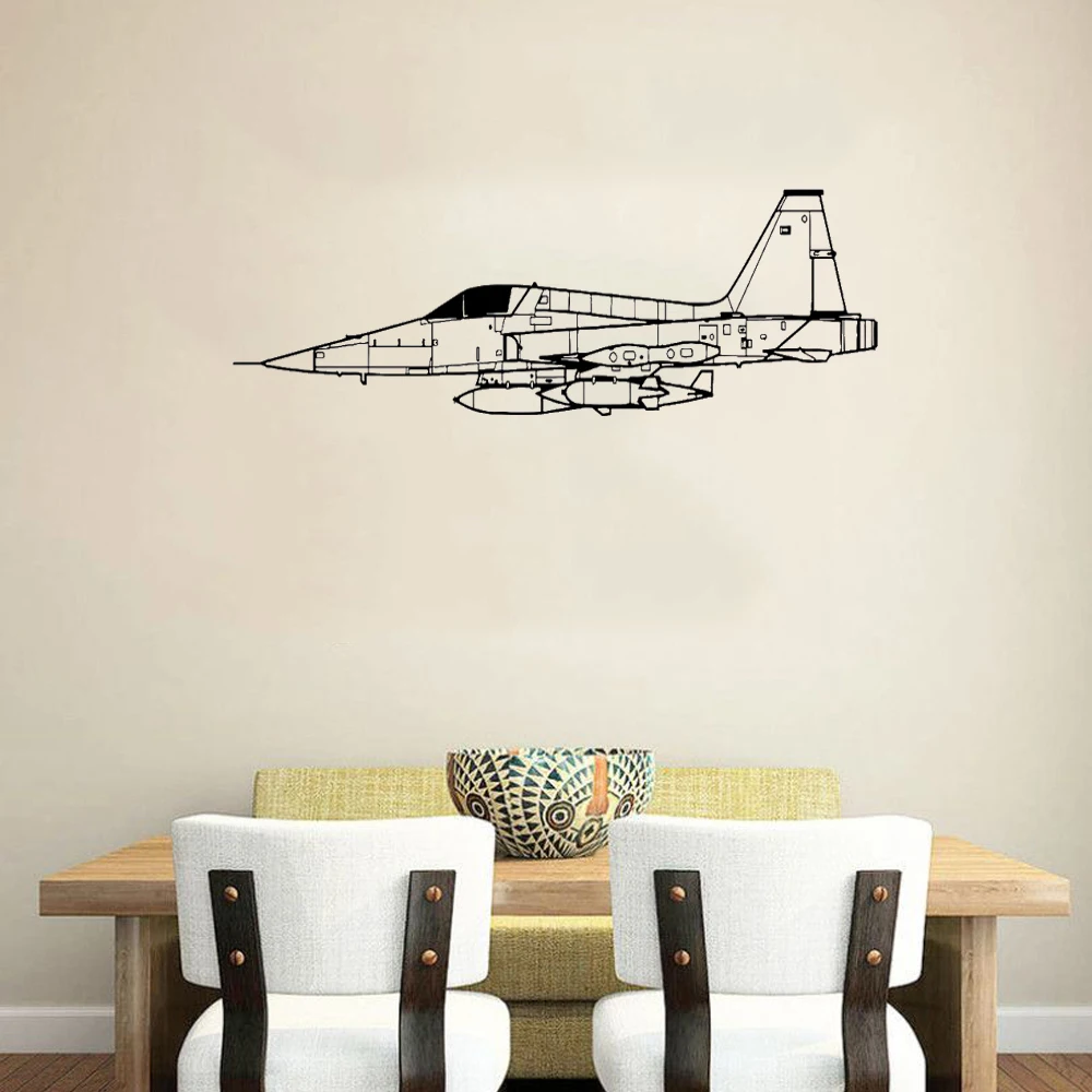 Plane Wall Stickers Aviation Air Force Planes Wall Decal For Kids Room ...