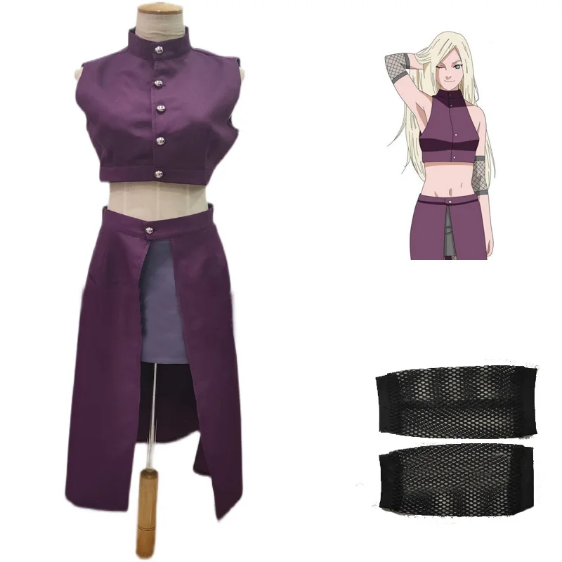 Disfraz de Anime yavanaka Ino, traje de Cosplay hecho a medida ...