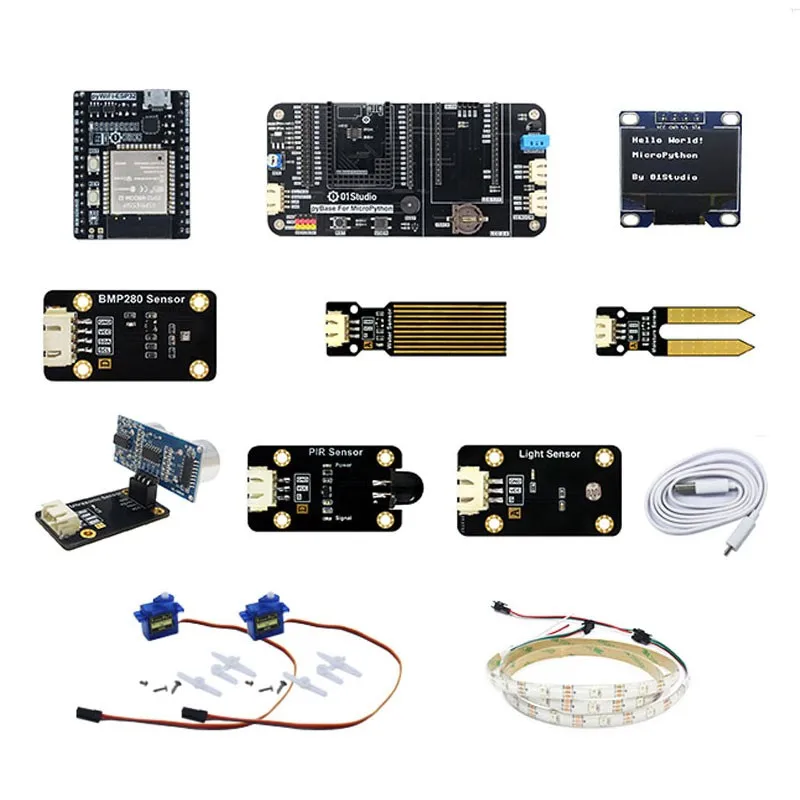 Kit De Placa Desenvolvimento Tzt Pywifi Esp32 Para Micropython