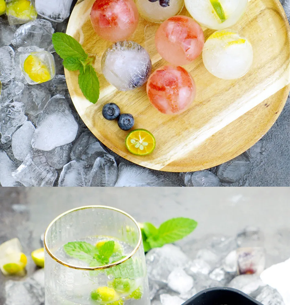 La couleur verte Moule Sphérique de Boule de Glace en Silicone, Boîte ...