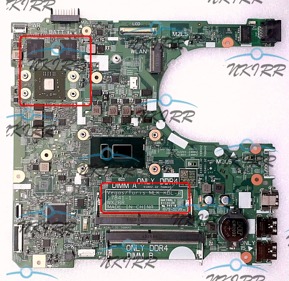 Vegas/turis Mlk Kbl-r 17841-1 17841-sc Wx2rr 1wrxj I5-8250u Radeon 520 ...