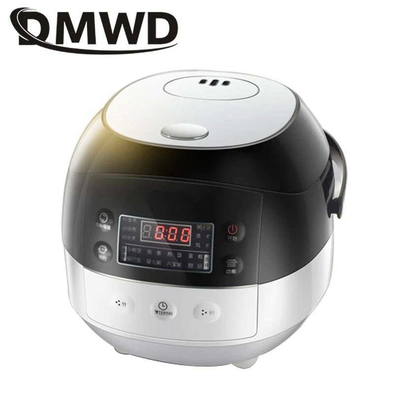 DMWD Electric mini rice cooker portable lunch box 2L multicooker food ...