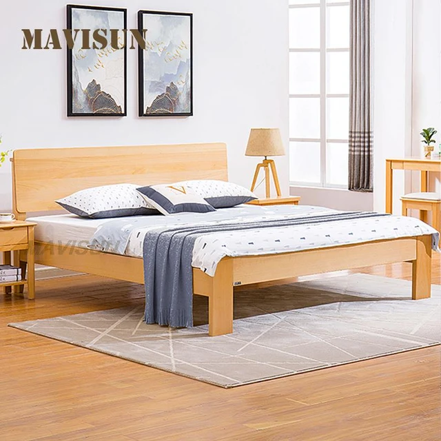 Simple Wooden Bed Designs With Storage