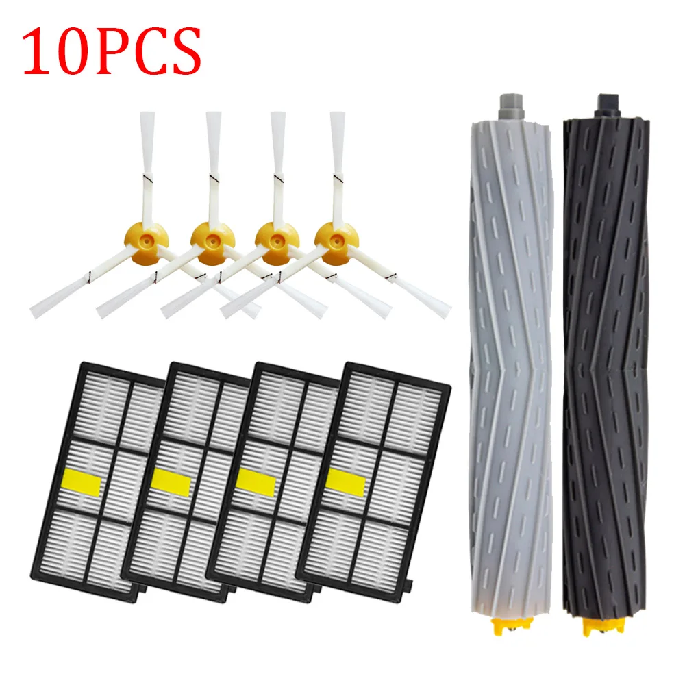 10pcs-Tangle-Free-Debris-Extractor-Side-Brush-Hepa-filter-Kit-for ...