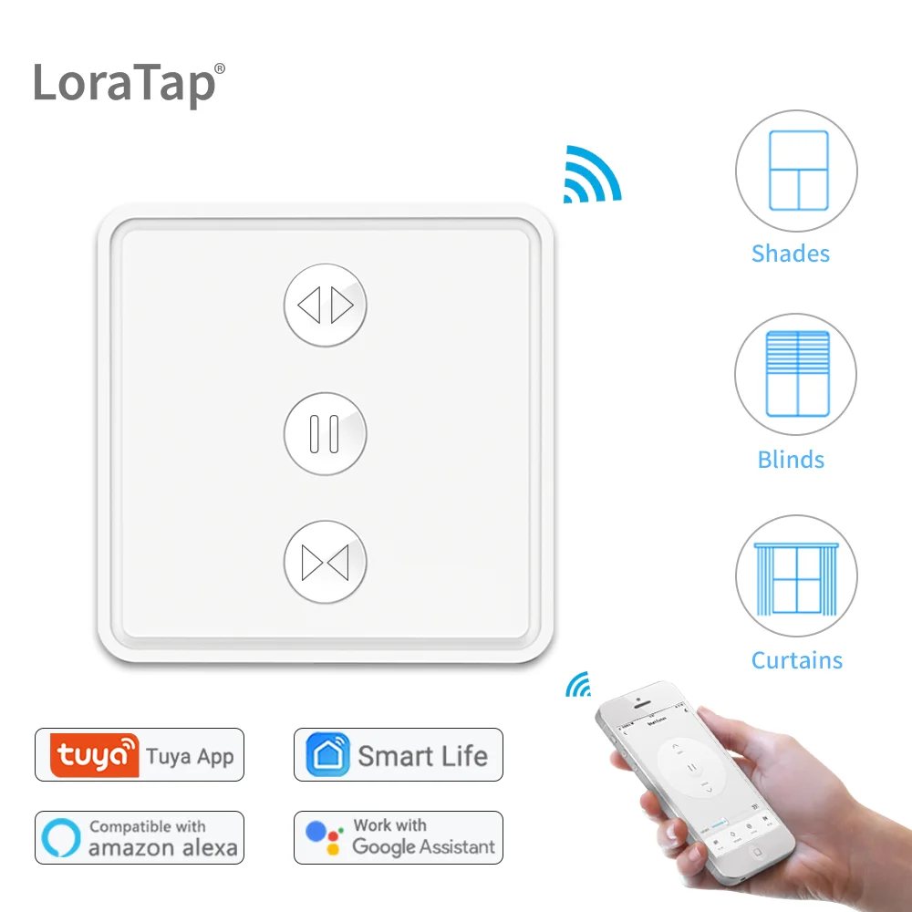 Tuya Smart Life WiFi Curtain Switch NEW for Blinds Roller Shutter ...
