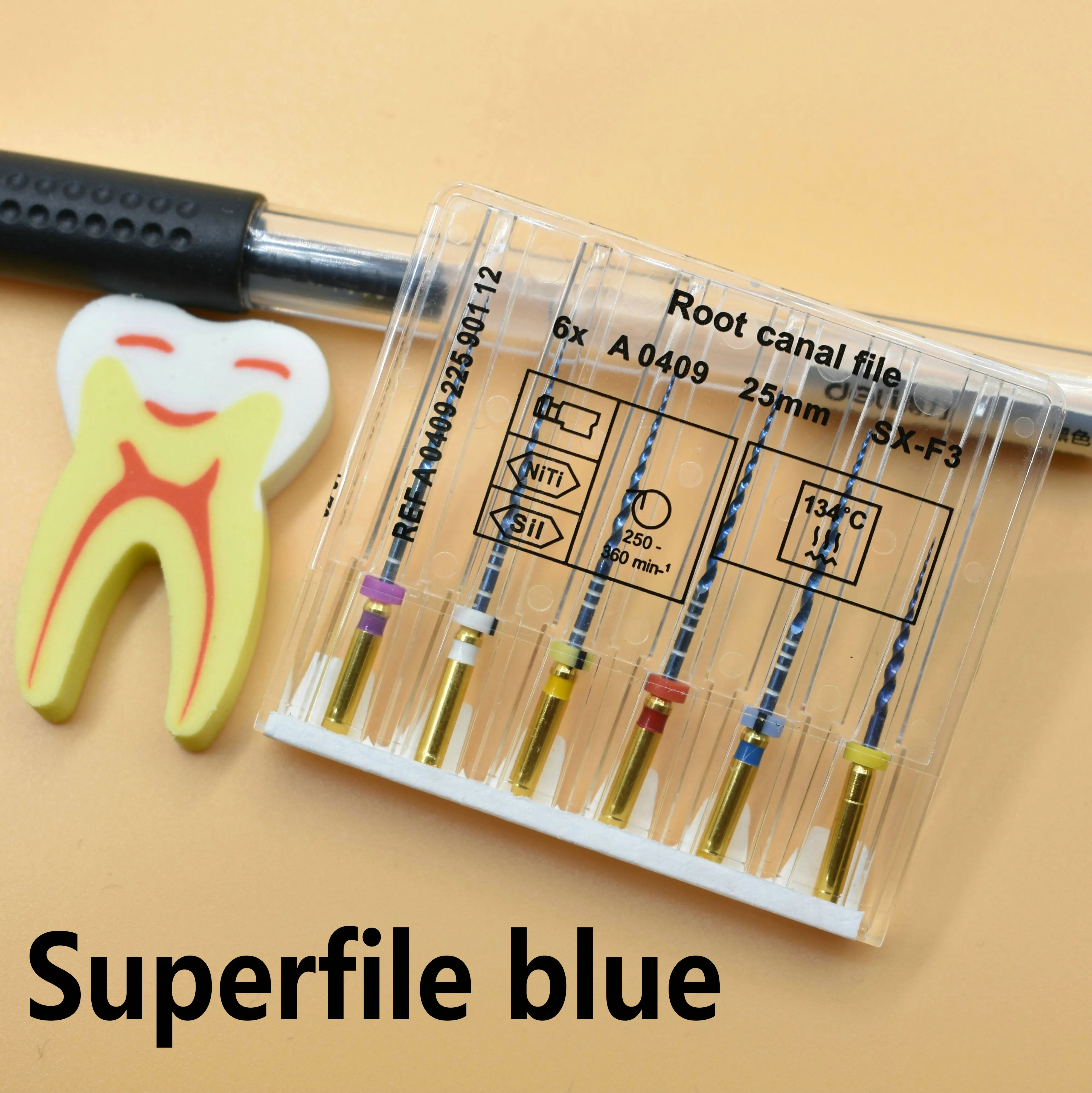 Dental Super Files Blue Flexible Files Endo Rotary Endodontic Root ...