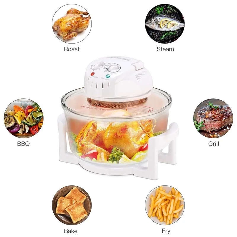 Costway High Quality 1300W Infrared Halogen Convection Turbo Oven ...