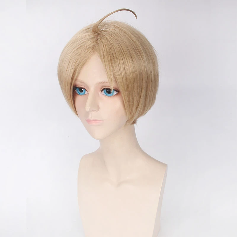 Anime Hetalia Axis Powers America Alfred Jones Short Synthetic Cosplay ...
