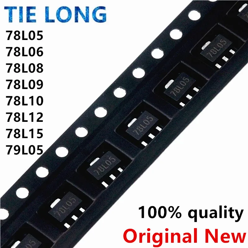 20PCS 78L05 SOT89 SOT SMD SOT-89 Triode 78L06 78L08 78L09 78L10 78L12 ...