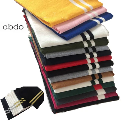 14-95CM-Stretchy-Striped-Knitted-Fabric-DIY-Rib-Fabric-for-Sewing ...