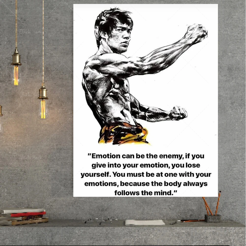 Bruce Lee Poster Quote