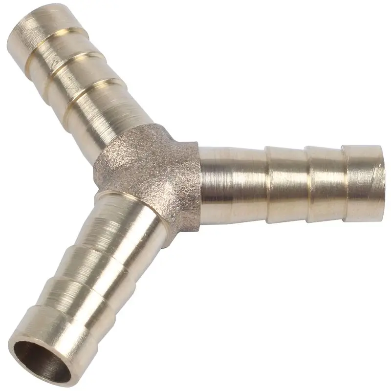 Y hose connector made of brass, 3 way connector, for 8 mm hoses|Pipe ...
