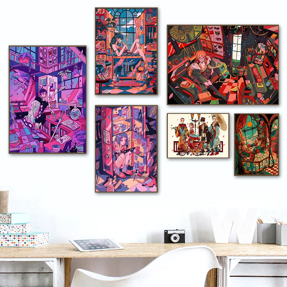 Anime Figura Cartaz Stephanie Priscilla Ilustração Dos Desenhos ...