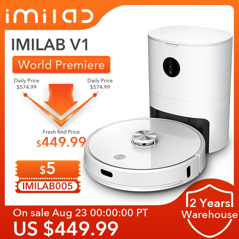 Imilab V1 : lancement d'un nouveau robot aspirateur Xiaomi Home – Les ...