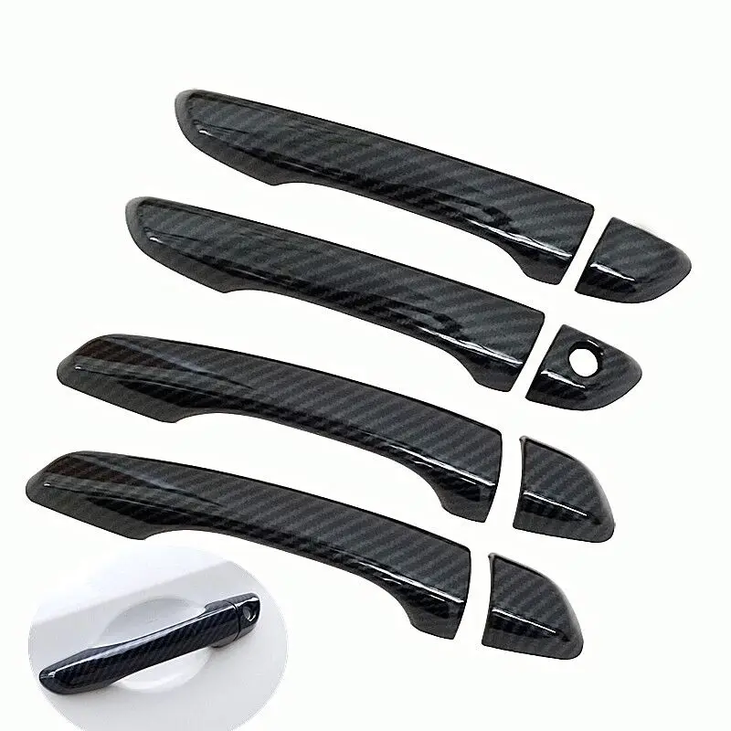 For Citroen DS7 Crossback 2018 2019 2020 2021 Carbon Fiber Chrome Car ...