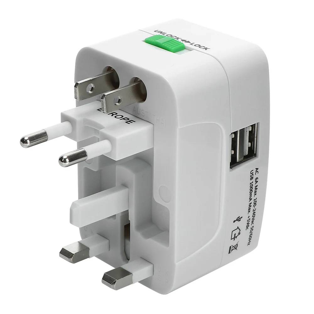 World-Travel-AU-US-UK-EU-Converter-Universal-AC-Power-Charger-Adapter-2 ...