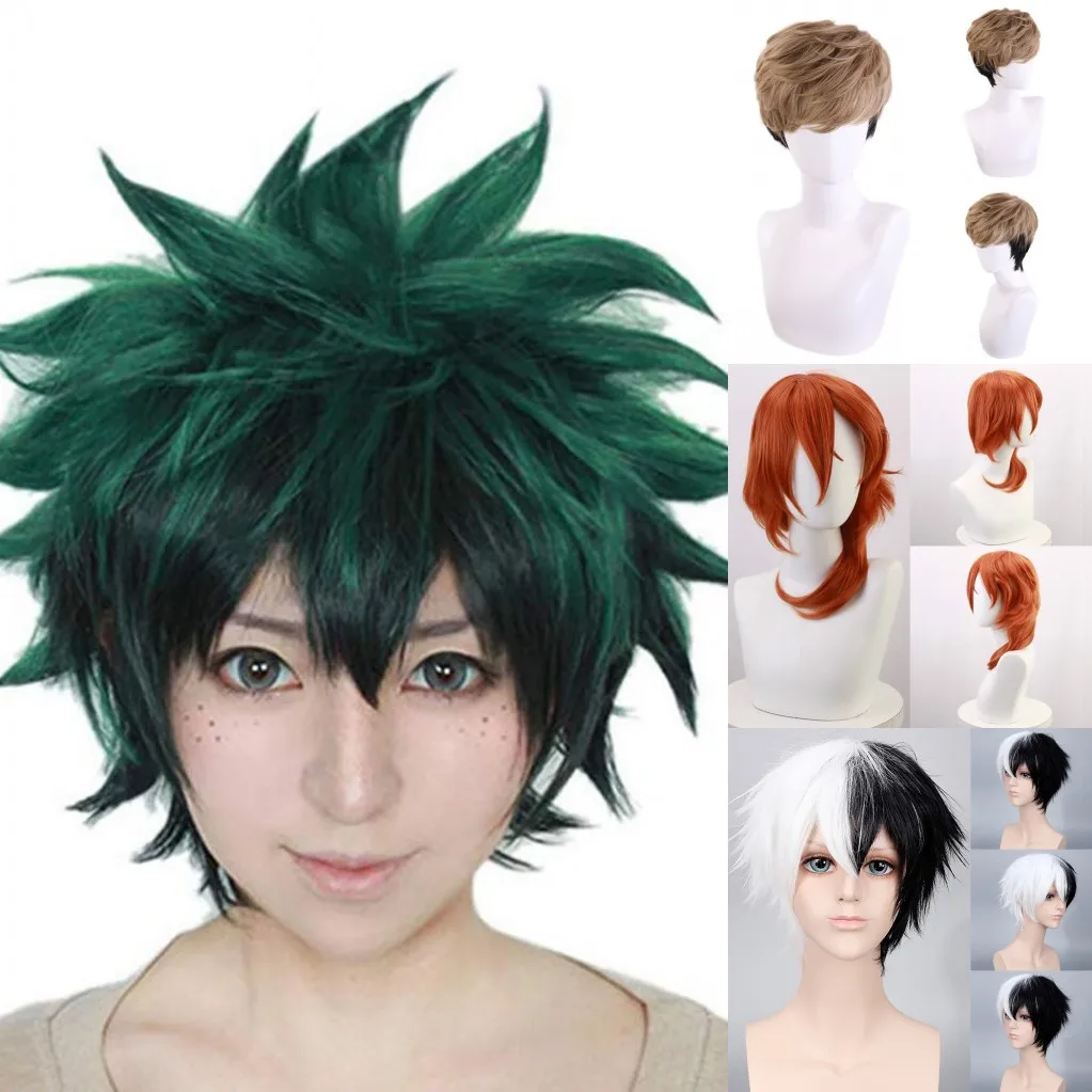 Perruque,Komaeda Nagito Wig--Anime Cosplay Deku Perruques Synthétiques ...